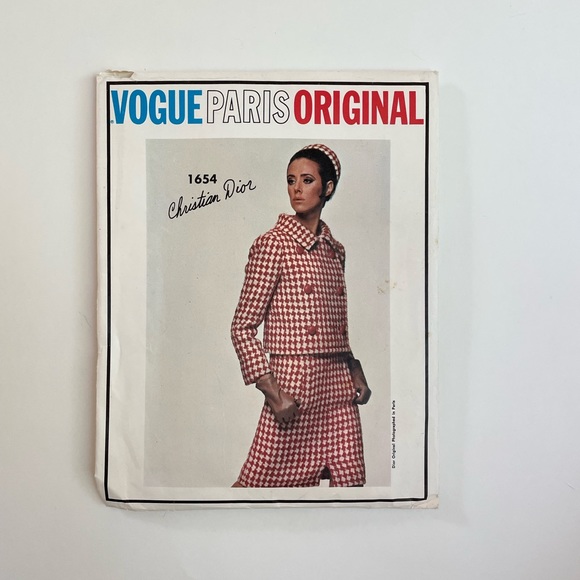 Dior | Other | Vogue Sewing Pattern Christian Dior 654 | Poshmark